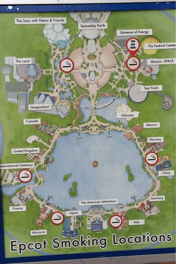 Did You Know: Designated Smoking Areas At Disney World Parks & Resorts