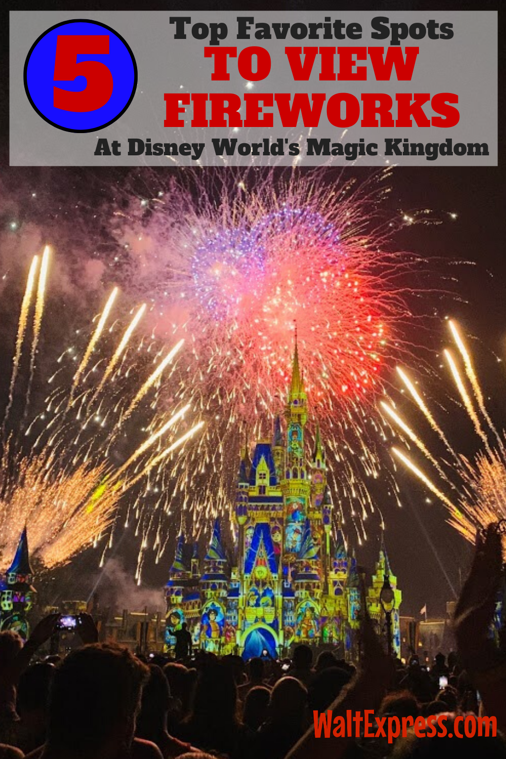 Top 5 Favorite Spots To View Disney World's Magic Kingdom Fireworks