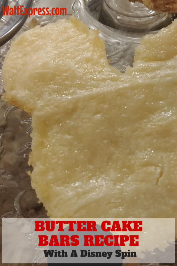 Ooey Gooey Mickey Butter Cake Bars Recipe With A Disney Spin